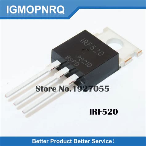 10pcs Irf520 Irf520n To 220 N Channel Mosfet New Origina Integrated Circuits AliExpress