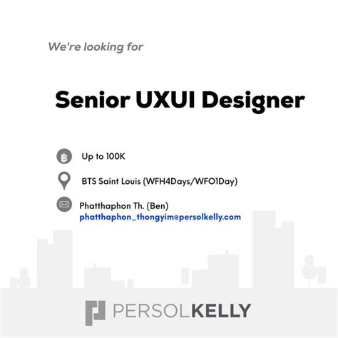 ตอนนี้ต้องการ Senior Ux Ui Designer มาร่วมทีมมากๆ