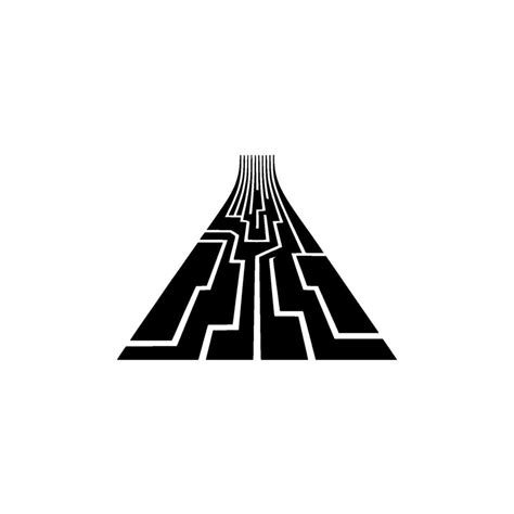 Abstract Circuit Path Black Geometric On White 66953516 Vector Art At Vecteezy Abstract Circuit Path Black Geometric On White 66953516 Vector Art At Vecteezy