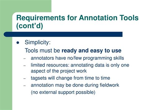 Ppt Simple Annotation Tools For Complex Annotation Tasks An Evaluation Powerpoint
