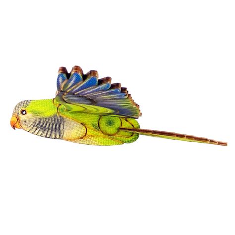 Monk Parakeet Wooden Toy Zimgi Cosmetics