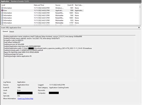 Openvino 20214 Installer Crashes Windows 11 Intel Community