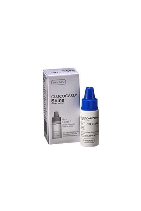 Arkray Glucocard Shine Control Solution Level 1 Normal 4ml Diabetic Outlet