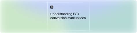What Is Fcy Conversion Markup Fee Avoid Hidden Charges