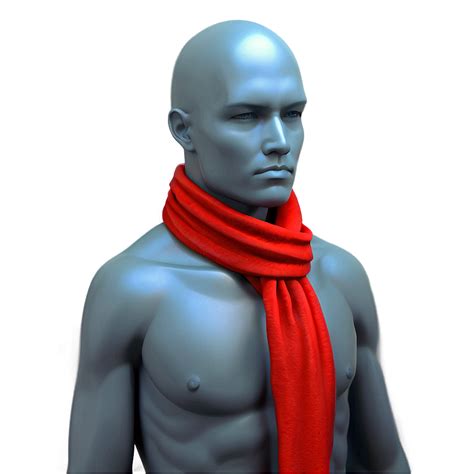 Download Classic Red Scarf Png 06252024