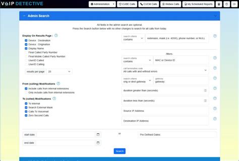 CUCM Reporting VoIP Detective CUCM Reporting VoIP Detective