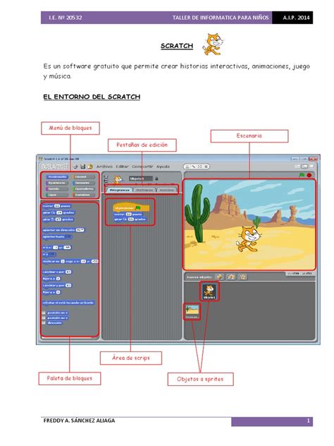 Manual 1 Principiantes Scratch Pdf Scratch Lenguaje De