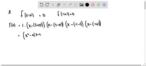 Solvedthe Set Of All Polynomials Ab Xc X2d X3e X4f X5 In X