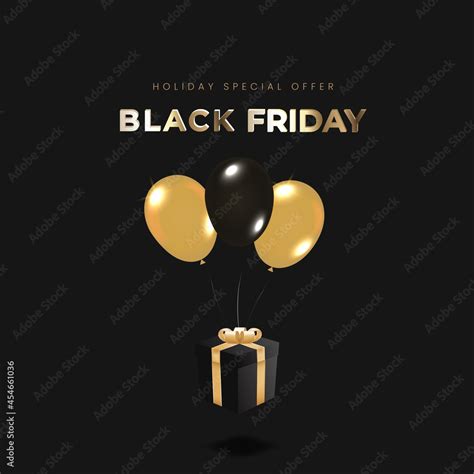 골든 블랙 프라이데이 배너 및 배경 Stock Vector Adobe Stock