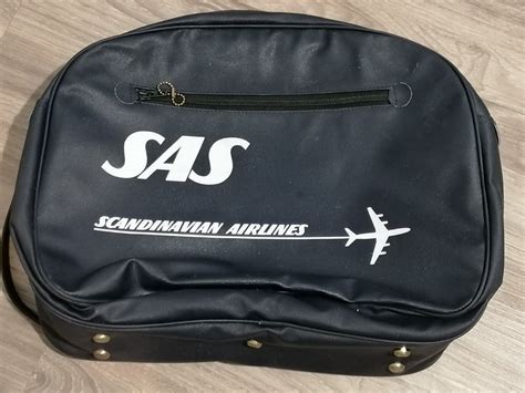 Et Par Vintage Scandinavian Airlines Sas Stewardesse Tasker Små Og