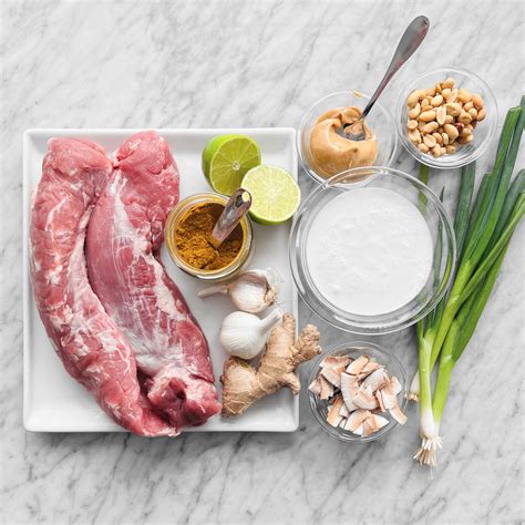 Sauce Cari Coco Arachide Avec Filets De Porc Rôtis — Jm Cuisine Par