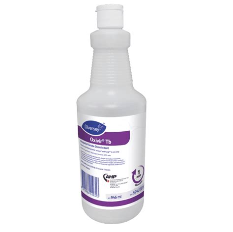 Diversey Oxivir Tb Disinfectant Cleaner Ready To Use 946ml RapidClean