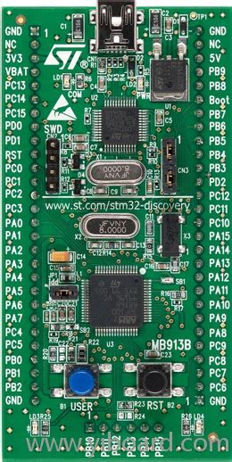 Stm32vldiscovery探索板简介 Stm32 F1 And F3 一板网电子技术论坛