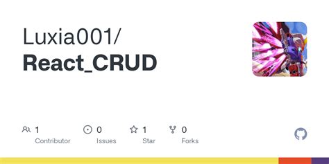 Github Luxia React Crud