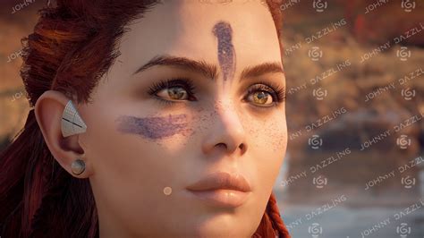 Aloy Deluxe Face Mod 3d Model Cgtrader