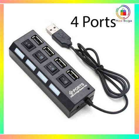 Jual USB Hub Port Saklar Output On Off Saklar Lampu USB New