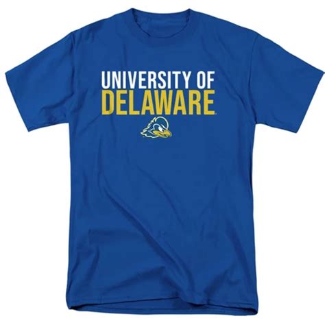 University Of Delaware Official Stacked Unisex Adult T Shirt Stacked