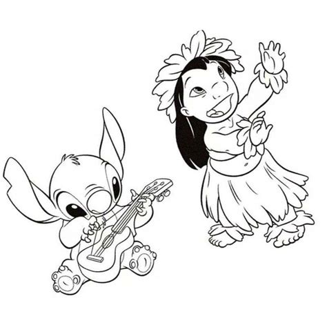 Раскраски Лило И Стич Формат А4 69 фото