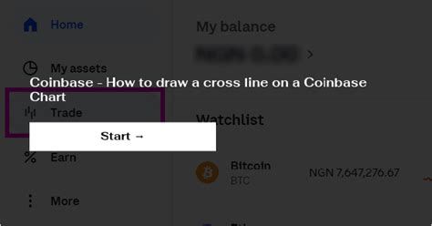 Coinbase How To Draw A Cross Line On A Coinbase Chart