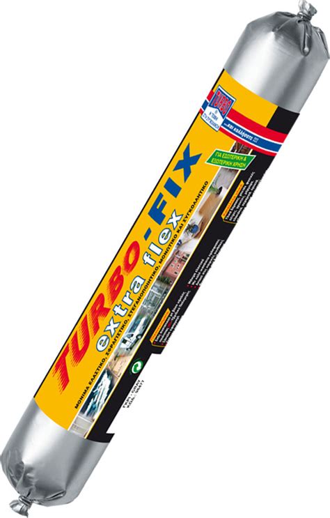Turbo Turbo Fix Extra Flex Σφραγιστική Σιλικόνη Λευκή 600ml 98474