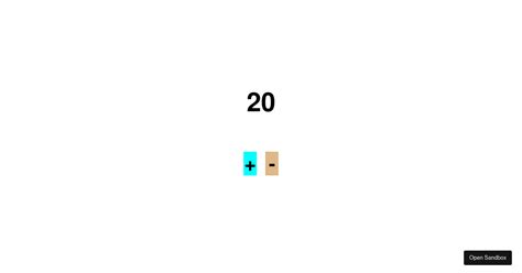 Counter Codesandbox