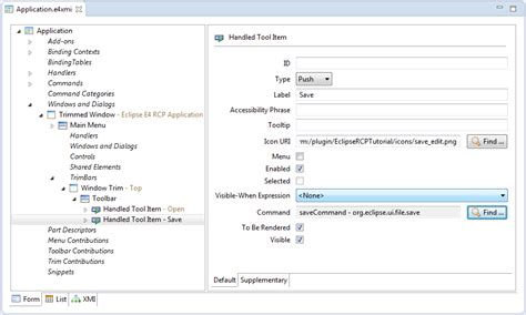 Eclipse RCP Tutorial For Beginners E Workbench Application O Planning Org