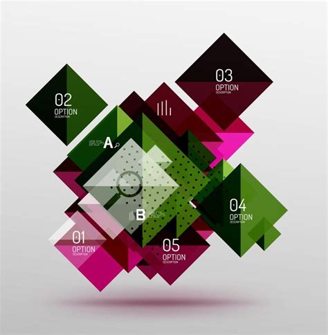 Premium Vector Square Abstract Background Vector Template Background
