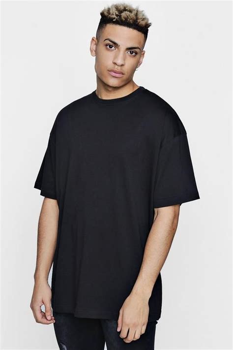 Oversized Crew Neck T Shirt Boohooman Uk Oversized T Shirt Dress T
