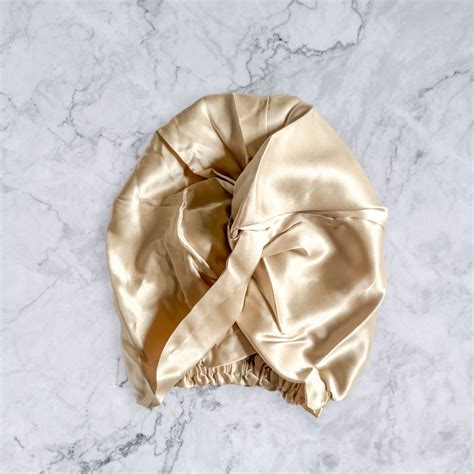 Twist Silk Hair Wrap Nude Champagne Hair Wrap Heaven