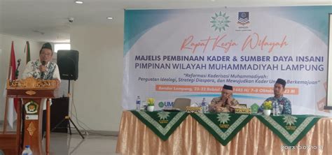 Rakerwil MPKSDI Saling Menguatkan Dan Sinergitas Kader Persyarikatan