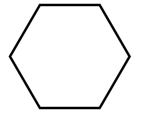 Шестиугольник шаблон | Shtampik.com