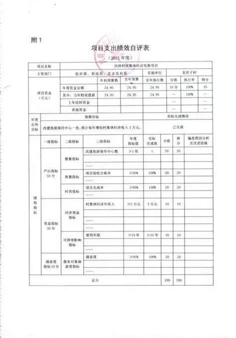 兴隆县人民政府 公告公示 2021年兴隆县财政局项目支出绩效自评表