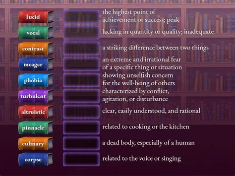 Matching Up Context Clues Edition Match Up