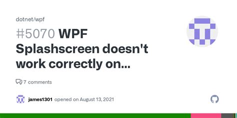 Wpf Splashscreen Doesn T Work Correctly On Monitors With Different Dpi