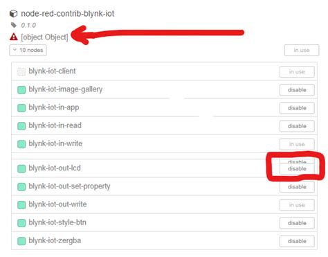 Palette Manager Shows Red Exclamation Mark Issue Gablau Node Red Contrib Blynk Iot GitHub