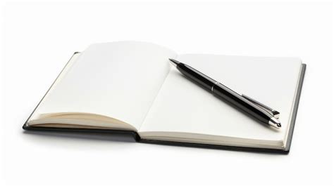 Premium Photo Notebook Displayed On White Background