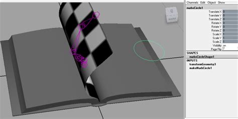 Duplicating With Sdk Making Flipping Pages In Maya Kakes3d Learning Maya