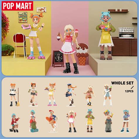 Jual Pop Mart Peach Riot Rush Hour Figures Blind Box 1pc12pcs Mystery