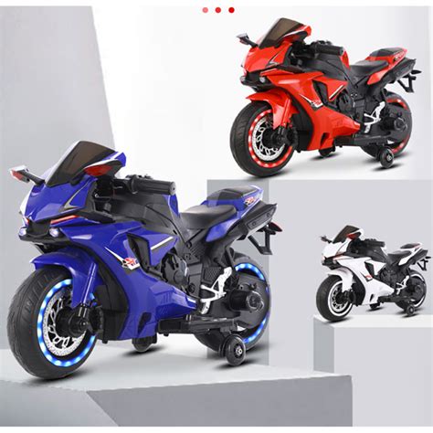 ล้อไฟอย่างเท่ มอไซค์ไฟฟ้าเด็ก รถแบตเตอรี่เด็ก ของเล่นเด็ก ขับได้จริง มีเสียงเพลง มีแสงไฟ