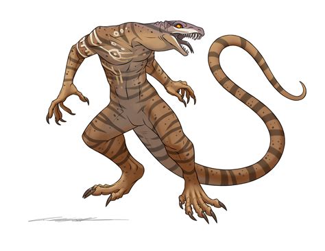 Julycanthropy Desert Monitor By Enothar On Deviantart