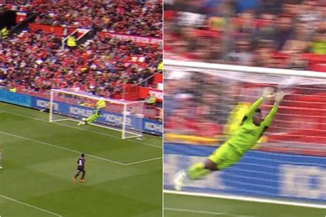 Andre Onana Makes Stunning Save On Old Trafford Debut