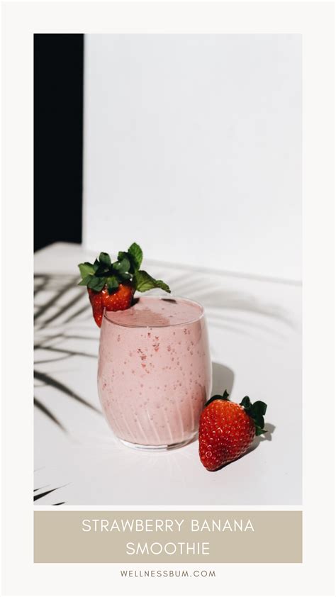 Strawberry Banana Smoothie Recipe Without Yogurt Artofit