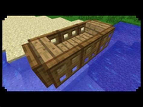 Minecraft How To Make A Canoe YouTube
