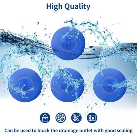 Bouchons De Piscine Universels ESTINK Paquet De Compatible Avec Piscines Hors Sol PVC De
