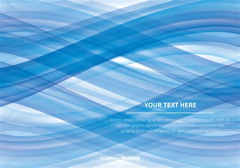 Blue Wave Abstract Vector Background 104881 Vector Art At Vecteezy