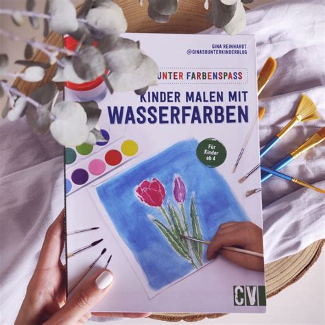 Gina Reinhardt Kinder Malen Mit Wasserfarben Papillionis Liest