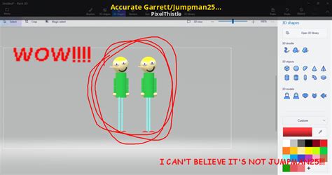 accurate garrett jumpman25 p3d model [baldi s basics] [modding tools]