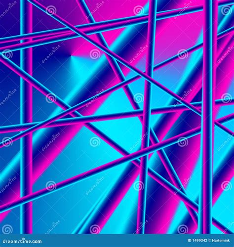 Abstract Image Of Connectivity Structure And Complexity Stock