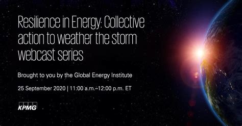 Kpmg Energy On Linkedin Join Us For Our Upcoming Resilience In Energy