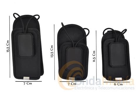 FUNDA UNIVERSAL CON CLIP METALICO DE CINTURON CON TRES TAMAÑOS A ELEGIR